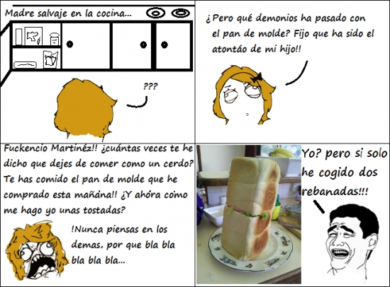 Solo 2 rebanadas - Meme subido por Joaco.Iturra :) Memedroid