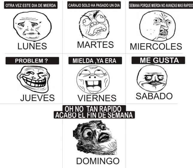 meme semana - Meme subido por diego.kato.de :) Memedroid