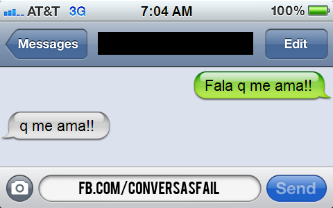 fala que me ama! - Meme by melanysss :) Memedroid