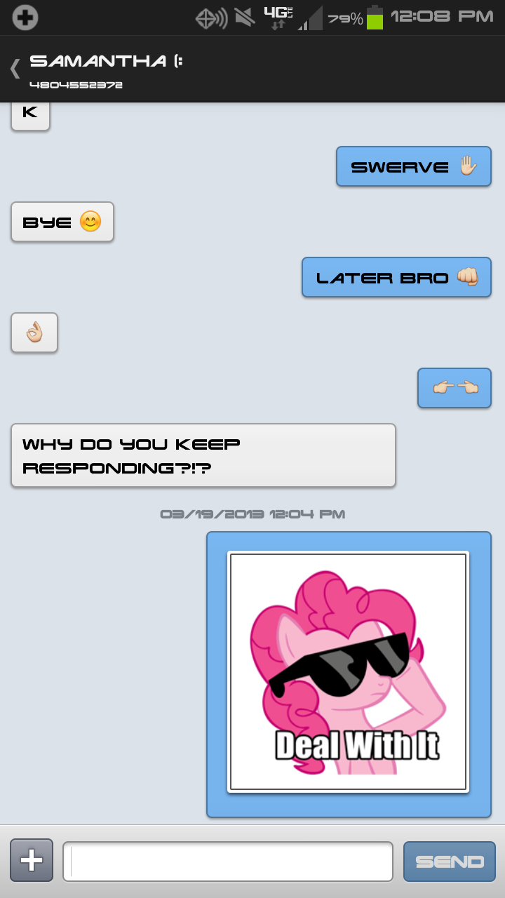 texting ex win - Meme by iluvtoparty69 :) Memedroid