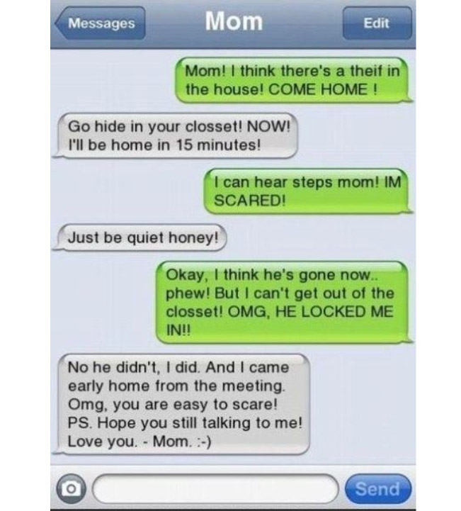 texting mom for the win! - Meme by lordartann :) Memedroid