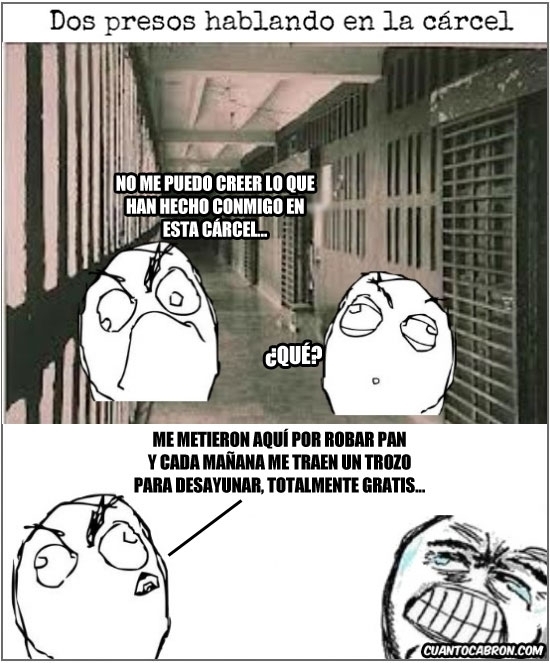 carcel por pan - Meme subido por Thedark360 :) Memedroid