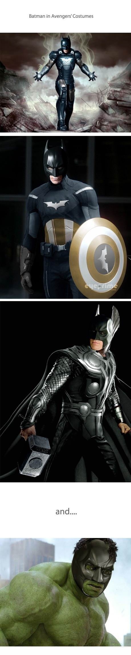 Batman in Avengers’ Costumes - Meme by mohammedsam1 :) Memedroid