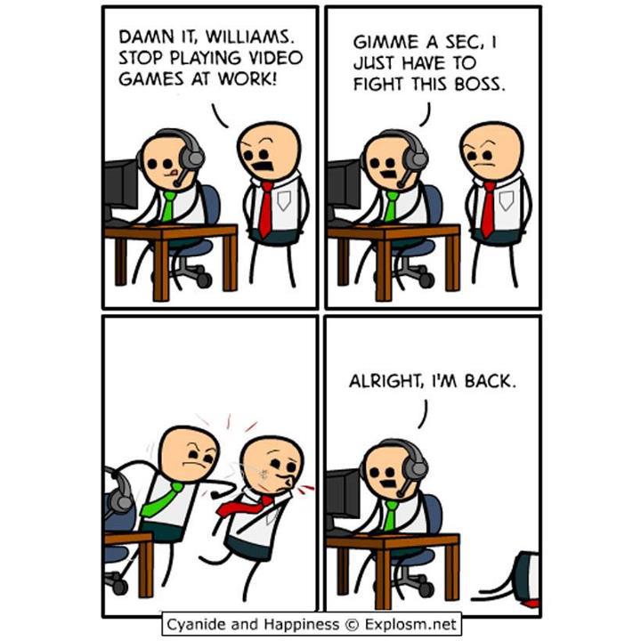 fight the boss - Meme subido por emielzzz :) Memedroid