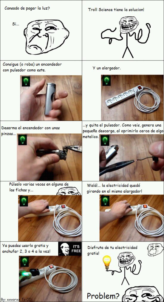 Energia infinita. Problem? - Meme subido por El_Mitico :) Memedroid