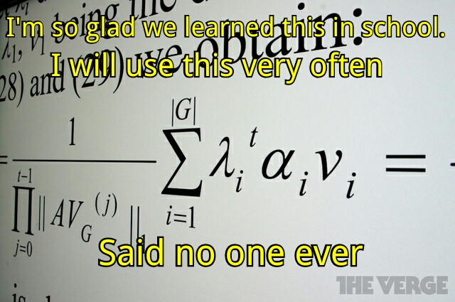 Getting real tired of your shit Maths - Meme by Michi_21 :) Memedroid