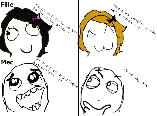 fille vs mec - Meme by idris25 :) Memedroid