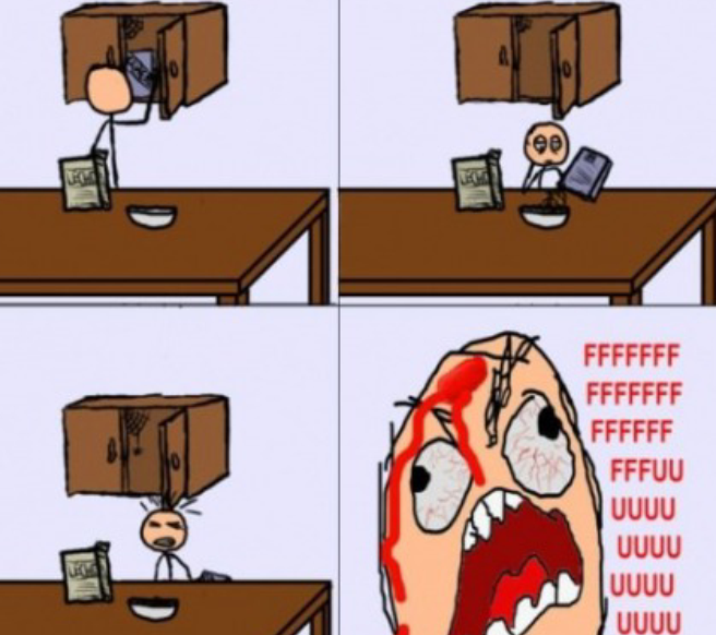 la importancia de cerrar cabinetes - Meme subido por jorgin_penguin ...