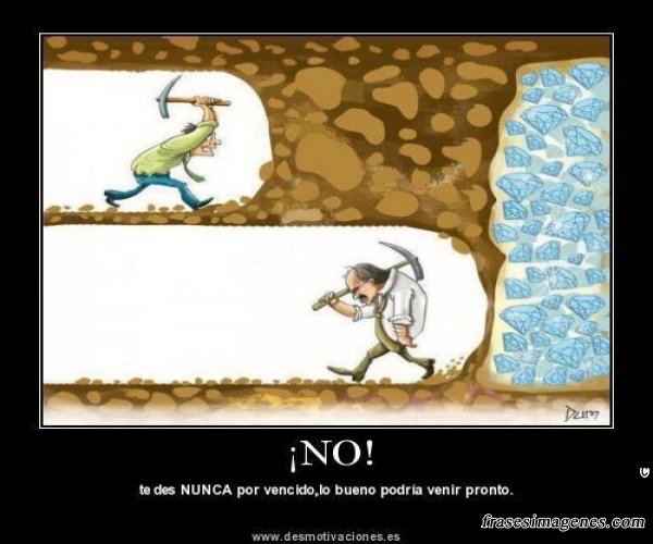 nunca te rindas - Meme subido por catita.bus :) Memedroid