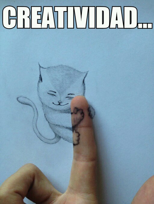 creatividad... - Meme subido por Brychu :) Memedroid