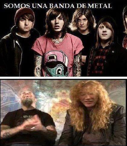 Ya cualquier marica se cree metalero - Meme subido por Rocker.julio ...