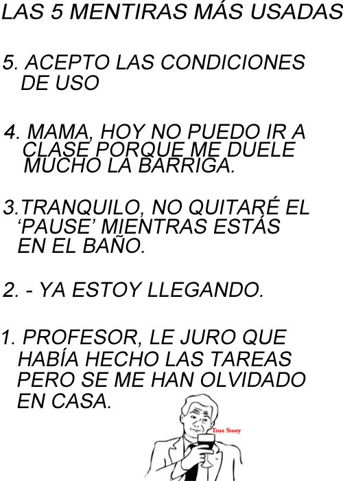 mentiras - Meme by elcosicas101 :) Memedroid