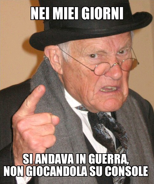 Vecchi tempi... - Meme subido por Valle98 :) Memedroid