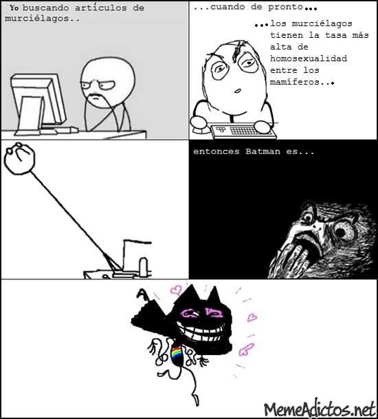 murciélagos. gaaaaaaay!! - Meme subido por 5678morita :) Memedroid